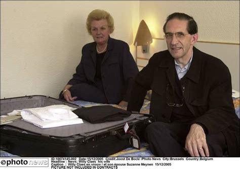 News Willy Claes And His Wife Willy Claes En Vrouw Et Son épouse Suzanne