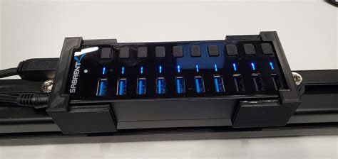 Sim Racing Usb Hub Mounting Brackets New Sabrent 10 Port Hub Option