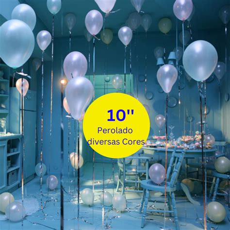 25 Unid Balão Bexiga Metalizado Aluminio Grande 10 Polegadas Cromado Varias Cores Para Festas E