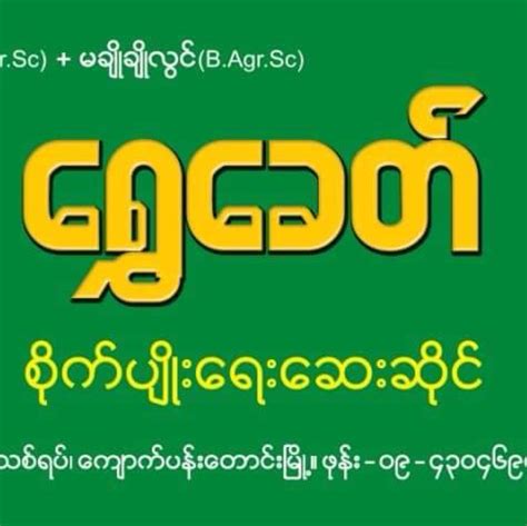 ရွှေခေတ် စိုက်ပျိုးရေးဆေးဆိုင် နှင့် နည်းပညာဝန်ဆောင်မှု