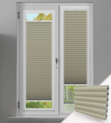 Perfect Fit Frame Pleated Blind Blackout Honeycomb Lexi Cream Uk Blinds