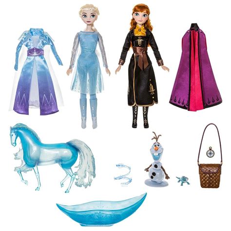Disney Store Official Frozen 2 Doll Set Classic Doll T Set With