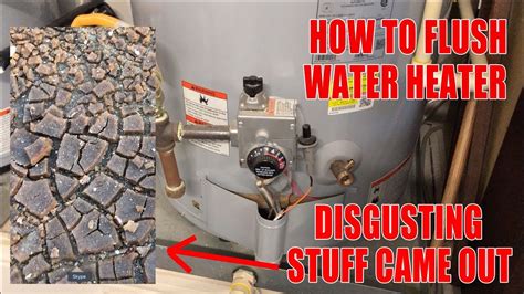 How To Drain Flush Water Heater Properly Every Year Youtube