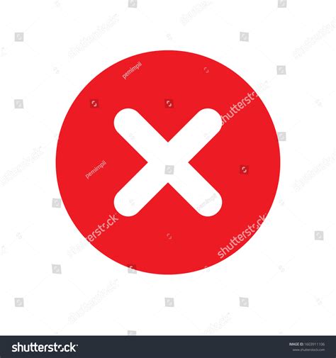 Red X Symbol Meaning At Susan Maier Blog