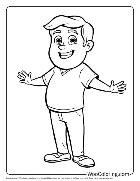 100 Mr Beast Coloring Pages Free Pdf To Print Woo Coloring