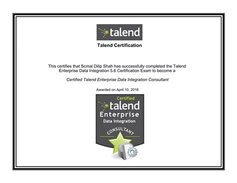 Talend Certification Pdf