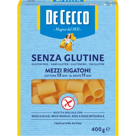 De Cecco Glutenfri Mezzi Rigatoni