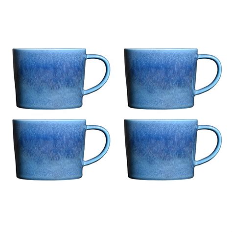 Procook Stoneware Mug Set Of 4 Blue Procook