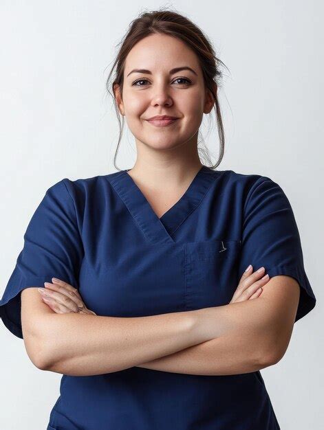 Free Photo White Background Medical Assistant Nurse Premium Ai