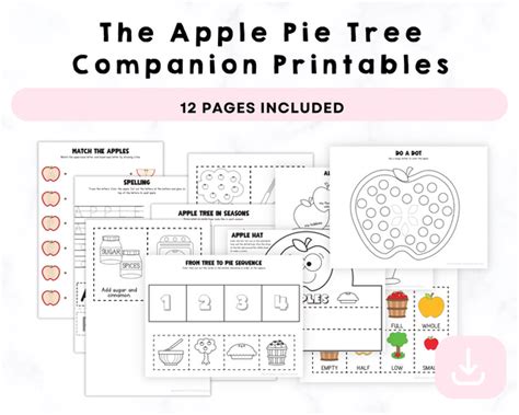 The Apple Pie Tree Companion Printables Crystalandcomp