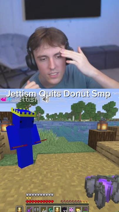 Jettism Quits Donut Smp 😭💔 Youtube