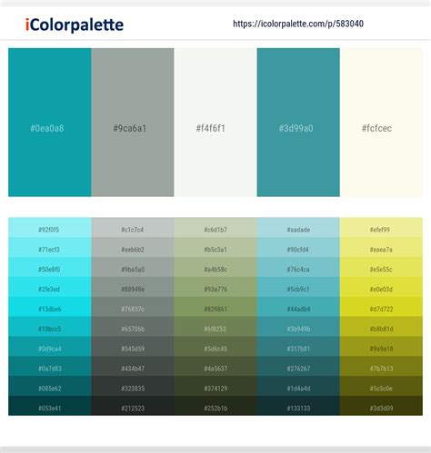560 Latest Color Schemes With Green White Color Tone Combinations