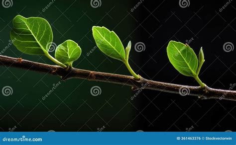 Node Plant Stem Stock Illustration Illustration Of Cambium 361463376