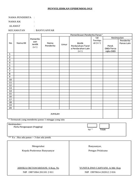 Form Pe Dbd 1 Pdf