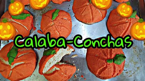Pan De Concha En Forma De Calabaza Calabaconchas Para Halloween 🎃