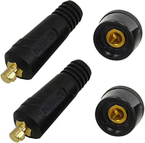 Brass Single Sided Welding Cable Joint Quick Connectors For Electric