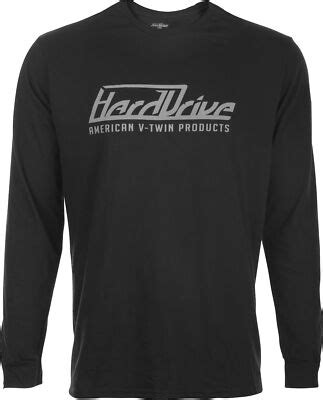Harddrive Harddrive Long Sleeve Tee Lg Blackgrey 800 0206l Ebay