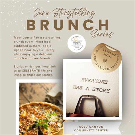 Storytelling Brunch Tommye Staley Gold Canyon Communit