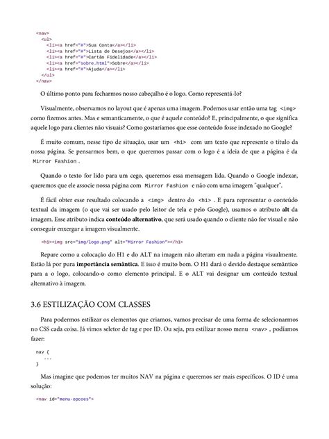 Caelum Html Css Javascript Php Claudivan Página 57 Pdf Online Pubhtml5