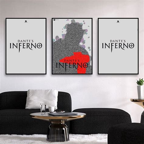 Dantes Inferno 120 Limited Edition Poster Ea Games Etsy