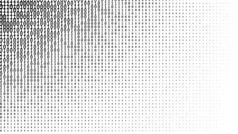 premium vector gradient binary code digits background