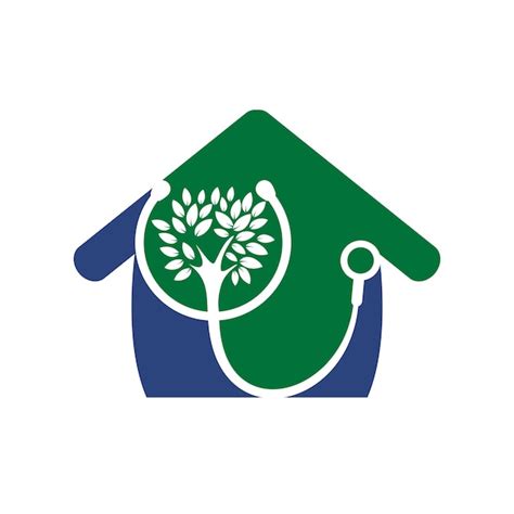 Premium Vector Stethoscope With Tree Icon Vector Logo Design