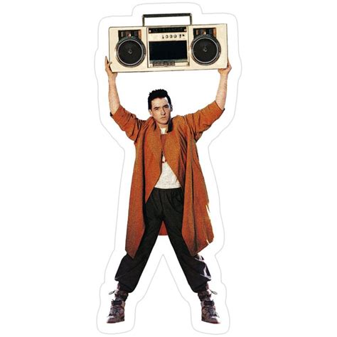 Say Anything John Cusack Holds Up A Boombox Boom Box Lloyd Dobler And