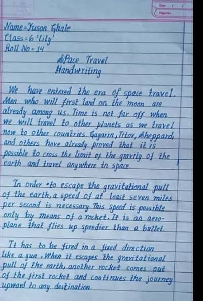 Handwriting Assignment Education Jobs 1095841534