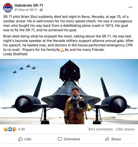 Brian Shul Of Sr 71 Fame Pprune Forums