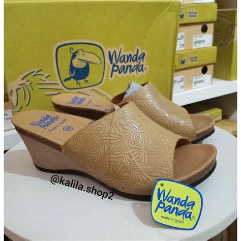 Jual Wedges Wanda Panda Kendra Original Ready Stock Shopee Indonesia