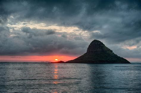 Chinamans Hat Sunrise Photograph By Dan Mcmanus Pixels