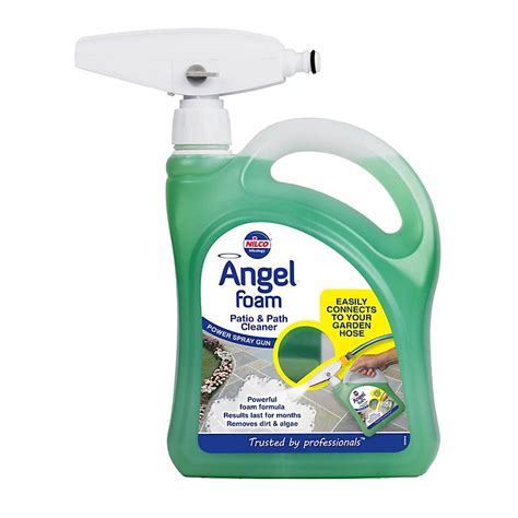 Nilco Angel Foam Patio And Path Cleaner 2l Ready To Use Dirt Algae