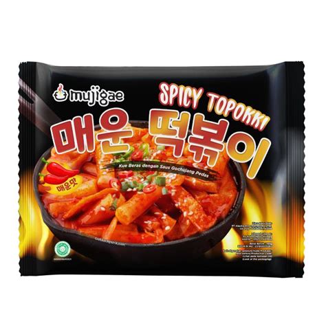Promo Mujigae Spicy Topokki 180gr Tteokbokki Instan Diskon 26 Di