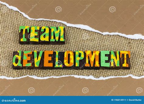 Team Development Vision Mission Teamwork Spirit Growth Research Stock