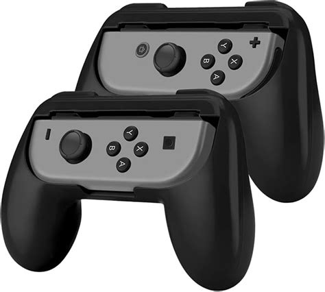 Tnp Joy Con Grip For Nintendo Switcholed 2 Pack Black