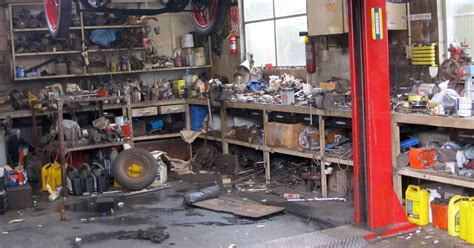 Cluttered Garage