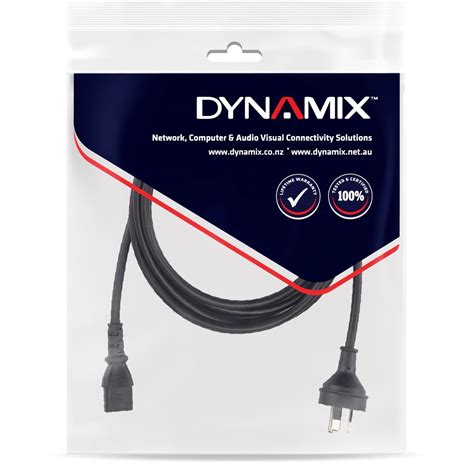 Buy The Dynamix C Powerre3 10a 3 Pin To Iec C13 Power Cord With
