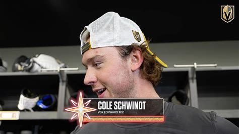 Cole Schwindt Pregame 10 11 Vegas Golden Knights