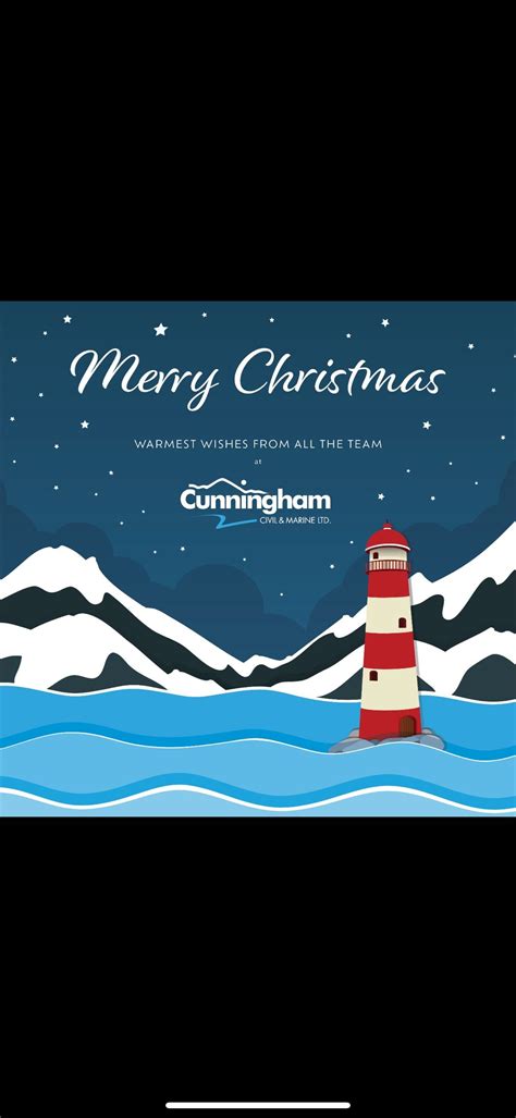 Grateful For Another Busy Year Cunningham Civil And Marine Ltd Merry
