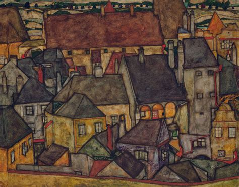 Paisagem De Egon Schiele Berömda Målningar Canvastryck