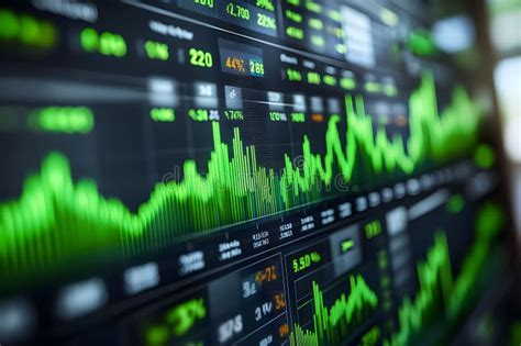 Dynamic Stock Market Data Visualization For Financial Analysis And Trading Strategy Generative