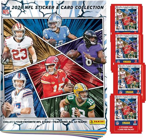 Nfl Sticker And Trading Card Collection 2025 Starter Pack