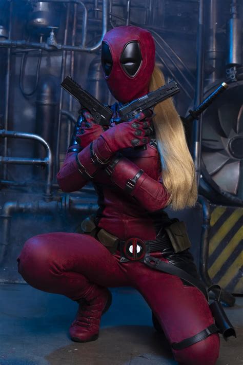 Lady Deadpool Costume Marvel Heroes