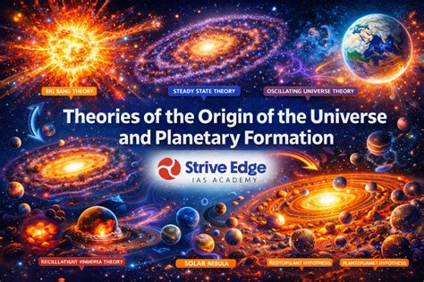 Theories Of The Origin Of The Universe And Planetary Formation Strive