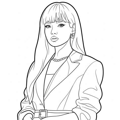 22 Modele Lisa Blackpink Pentru A Colora Pdf Gratuit