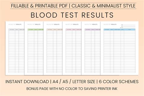 Laboratory Results Template