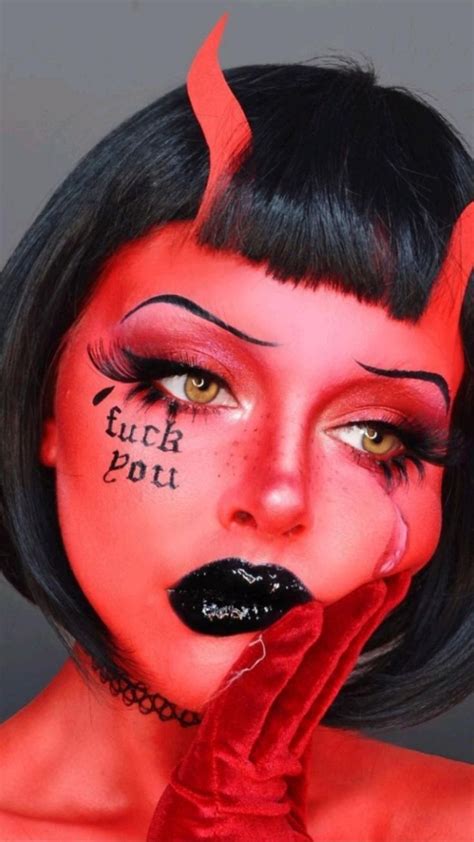 Halloween Makeup Makeup Tutorial Crazy Makeup Scary Makeup Devil Makeup