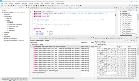 solved fatal error stm32u5xx h no such file or director