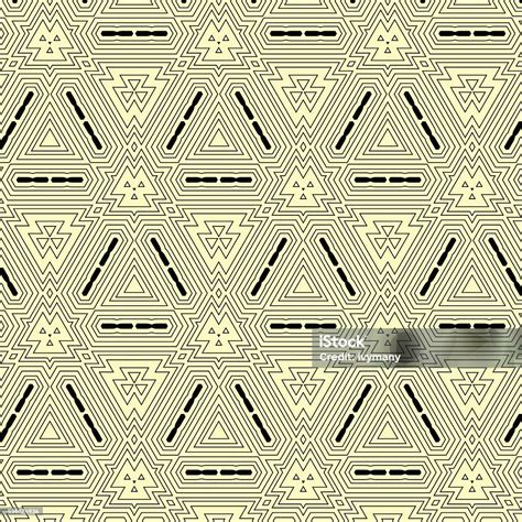 Abstract Black Geometry Line Pattern Background Stock Illustration Download Image Now