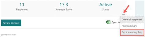 How To Review Download Or Share Microsoft Forms Responses